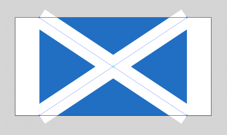 How to Create a Saltire Flag in Adobe Illustrator – Dan Tabata